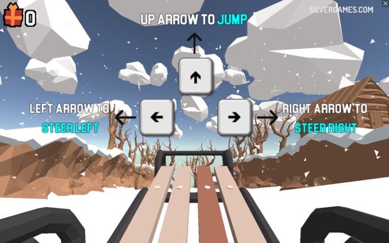 Sled Rider 3D - Unblocked Christmas Game with 3D Snow Rider
